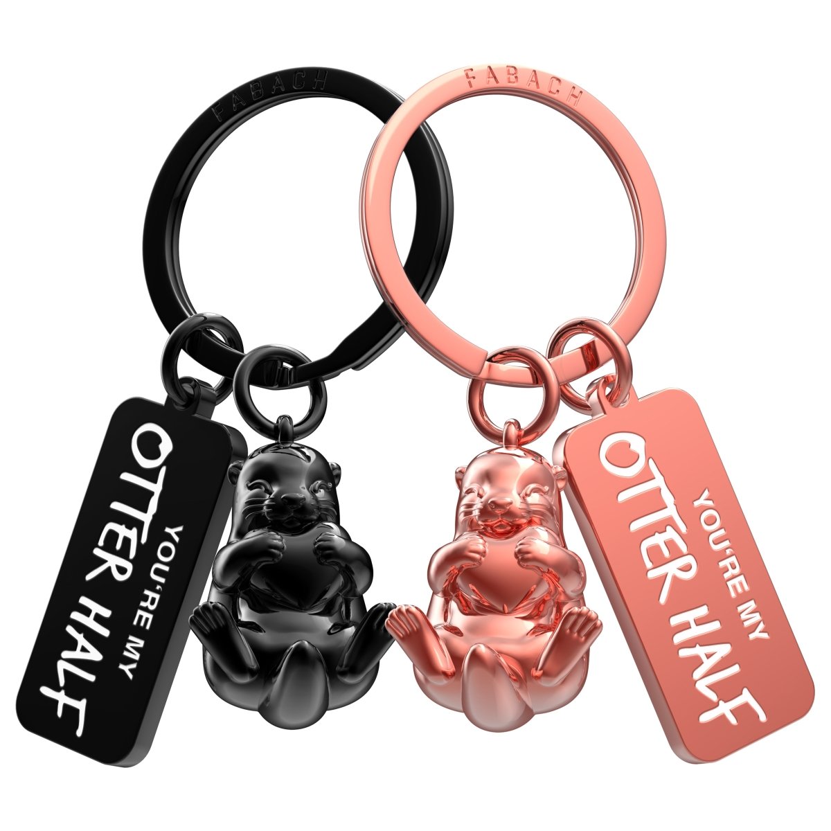 FABACH Otter Schlüsselanhänger - süßes Geschenk für Paare