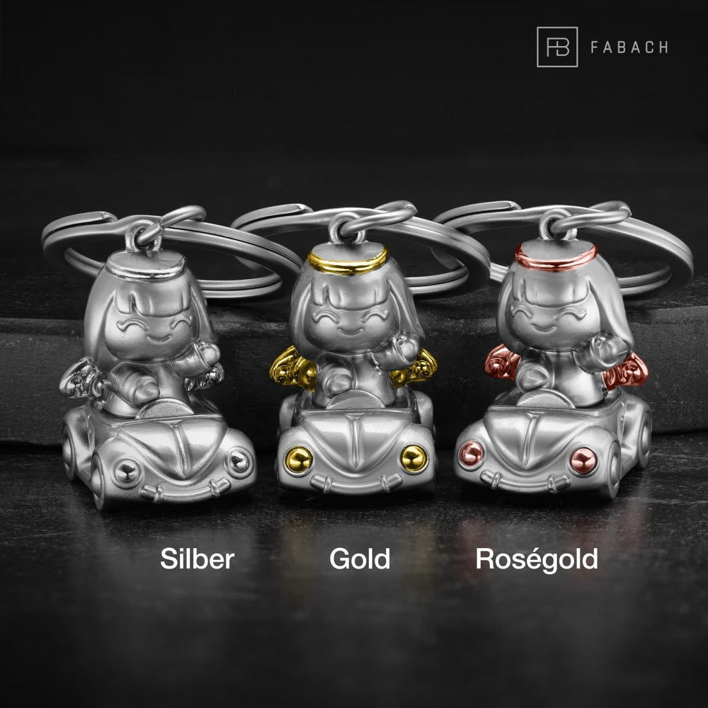 "Carla" - Schutzengel Schlüsselanhänger - Fahranfänger Glücksbringer