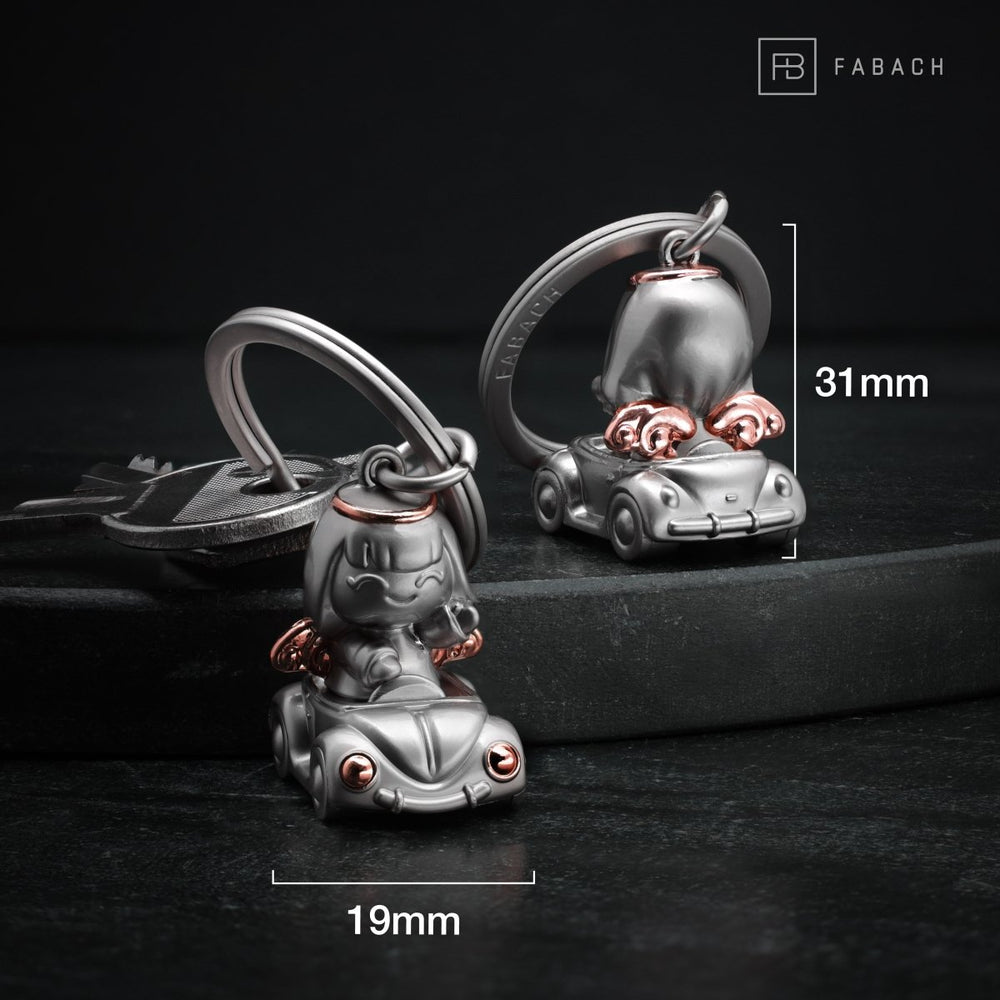 "Carla" - Schutzengel Schlüsselanhänger - Fahranfänger Glücksbringer