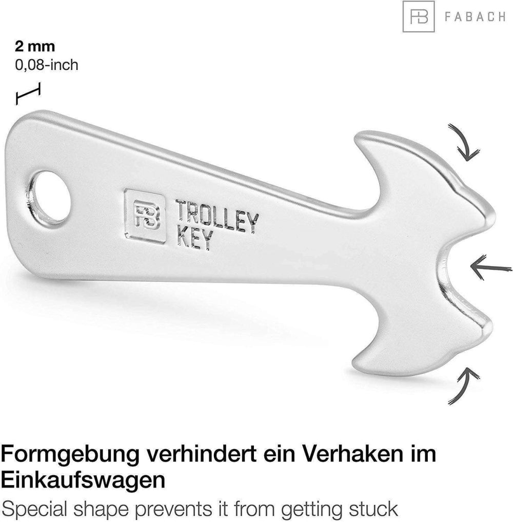 🎁 Gratis Geschenk: "Trolley Key" - kompakter Einkaufswagenlöser für Fr